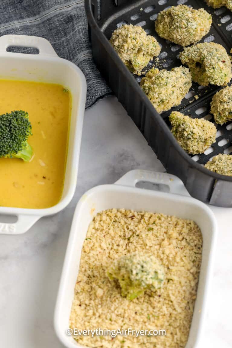 Air Fryer Breaded Broccoli