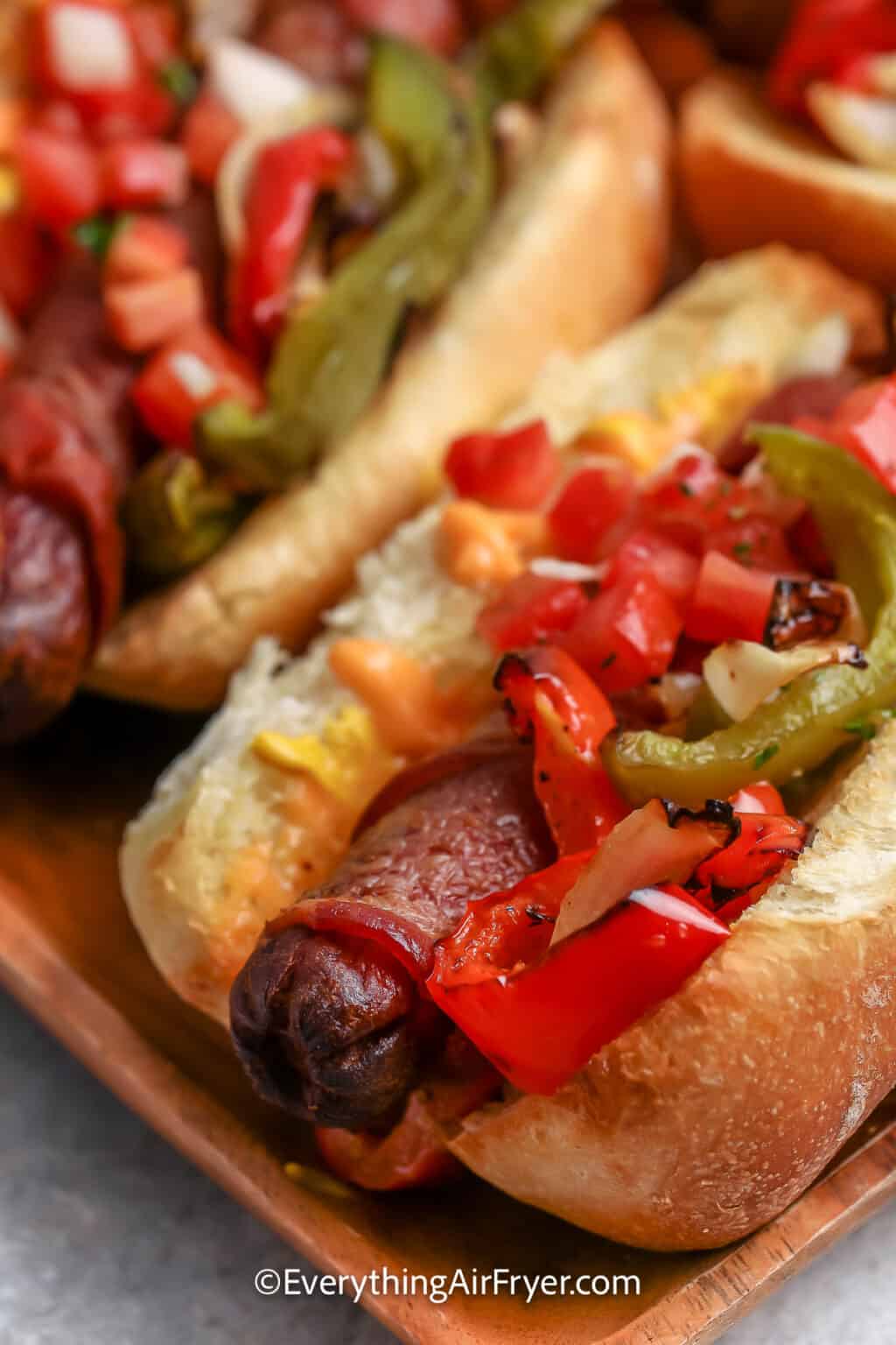 Air Fryer LA Hot Dogs