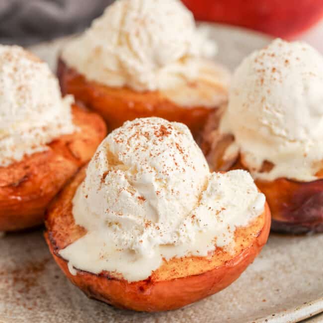 Air Fryer Peaches